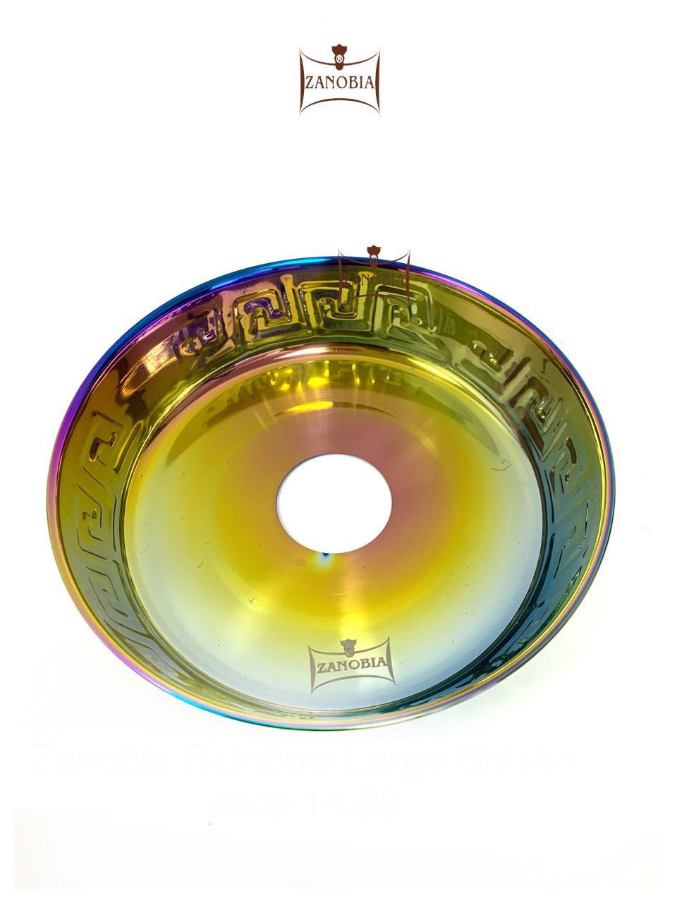 Zanobia Rainbow Large Shisha Plate – Hookah Time
